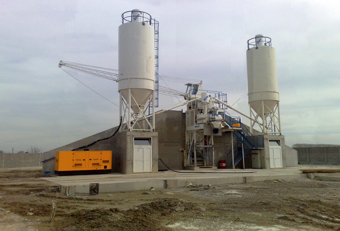 Concrete Batching Plants with Manual and Semi-automatic Scraper – Megacel